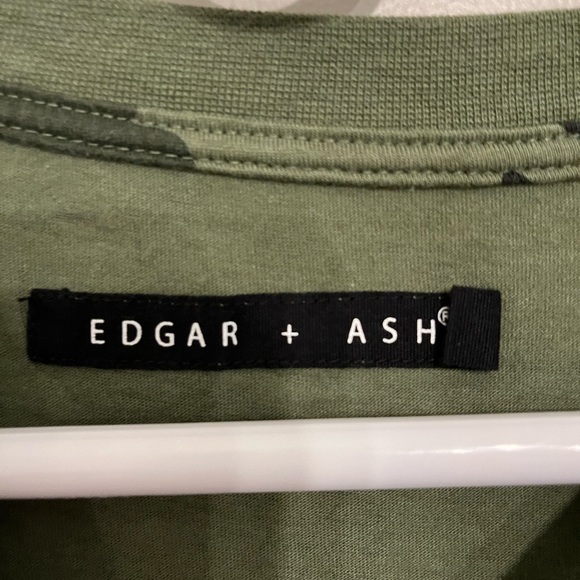 edgar and ash | Shirts | Edgar And Ash Green Camo Drinking Buddies T ...